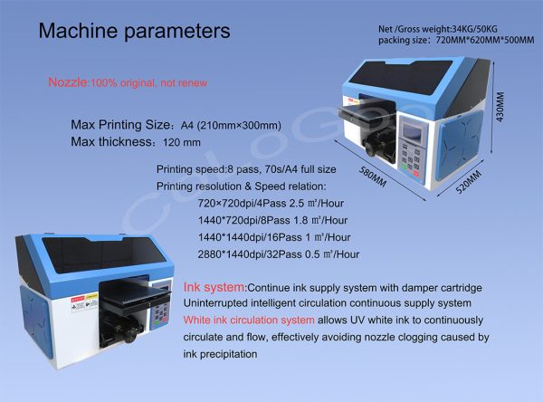 Best small uv inkjet printer for sale price desktop a4 uv flatbed ...