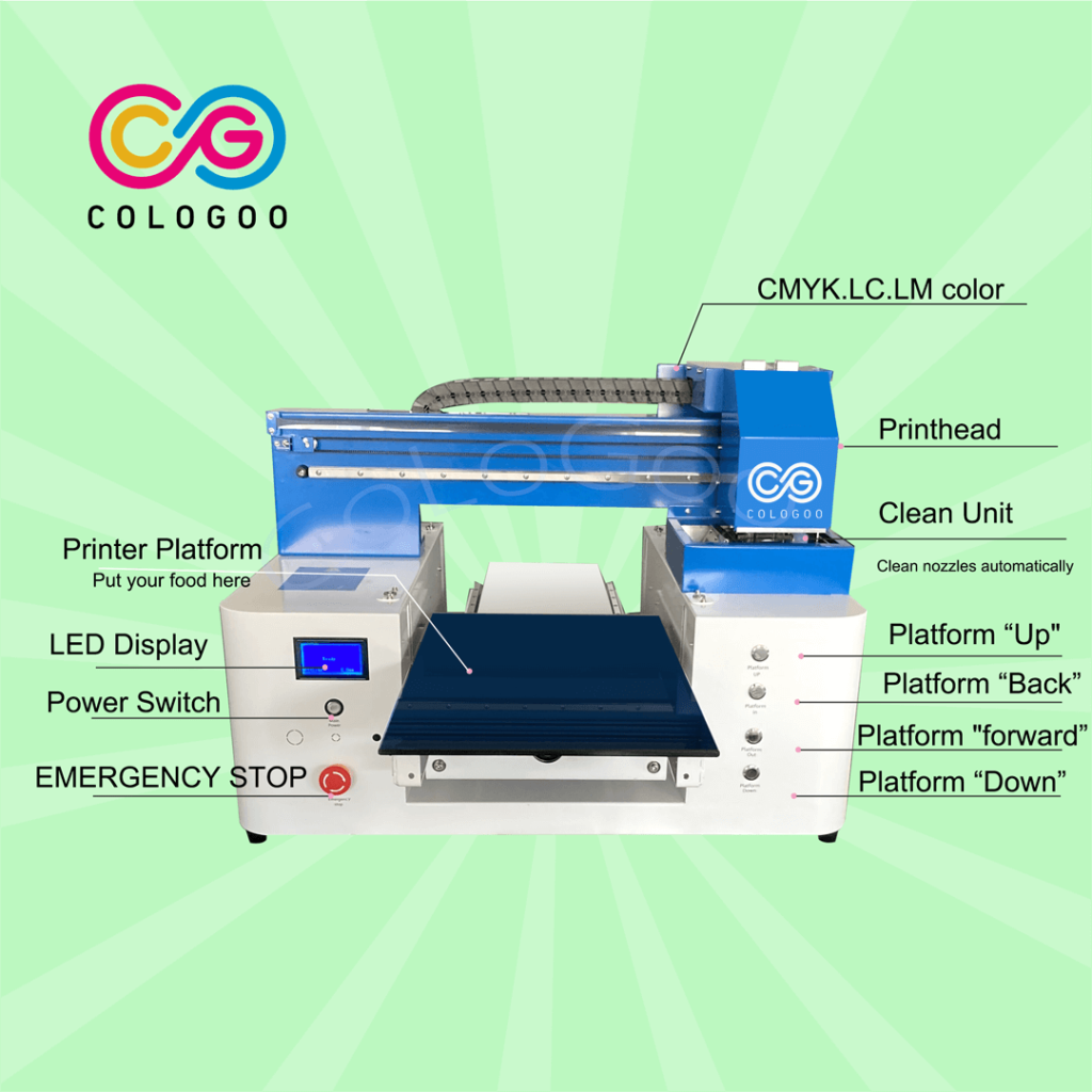 Best direct to cookie printer a3 edible ink printer for cookies – ColoGoo