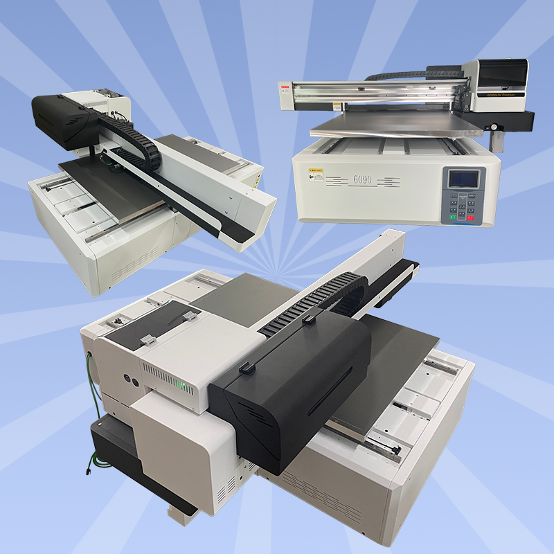 CoLoGoo 6090 A1 UV Flatbed Printer Customizable Nozzles 6/10 Color High ...